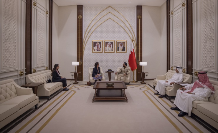 HH Shaikh Nasser meets Danish Ambassador