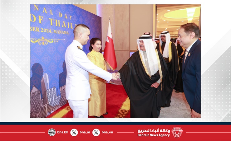 HH Shaikh Ali bin Khalifa attends Thailand National Day reception