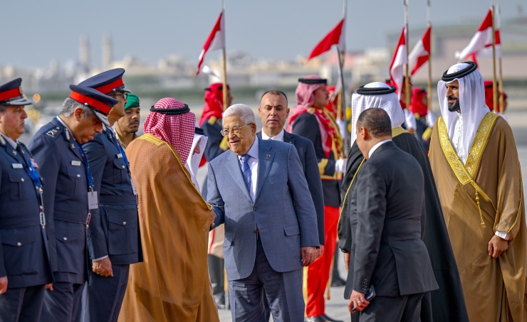 Palestinian President arrives in the kingdom to participate in Bahrain ...