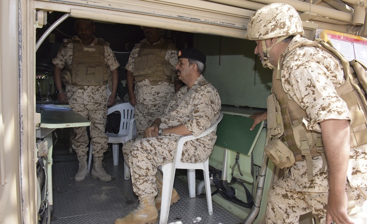 BDF commander-in-chief inspects joint drill
