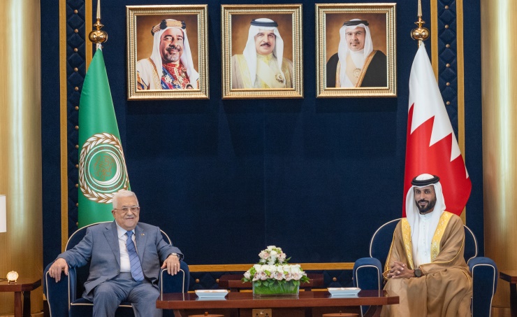Palestinian President arrives in the kingdom to participate in Bahrain ...
