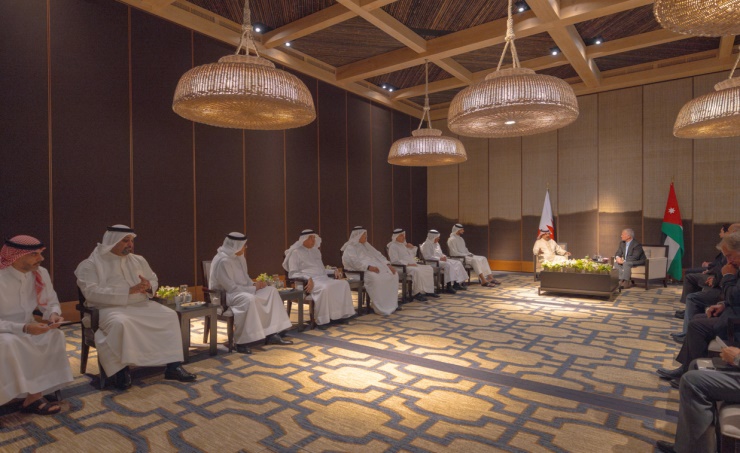 HM King meets Jordanian Monarch