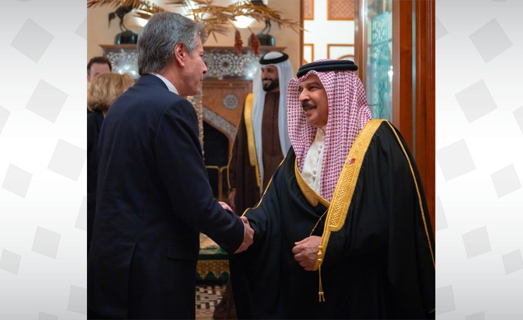 HM King receives US Secretary of State