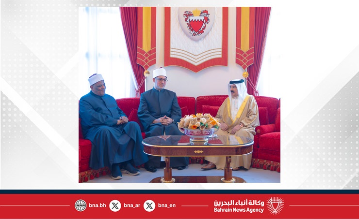 His Majesty the King receives Egypt’s Grand Mufti, Al Azhar Senior ...