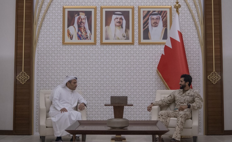 HH Shaikh Nasser bin Hamad receives Information Minister