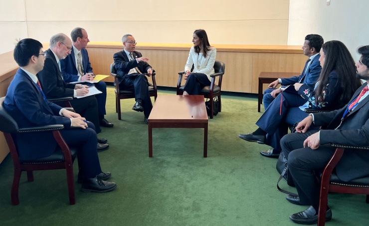 Sustainable Development Minister meets with UN officials