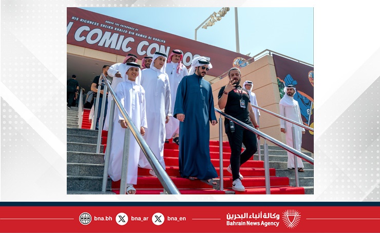 HH Shaikh Khalid bin Hamad opens Bahrain Comic Con 2025
