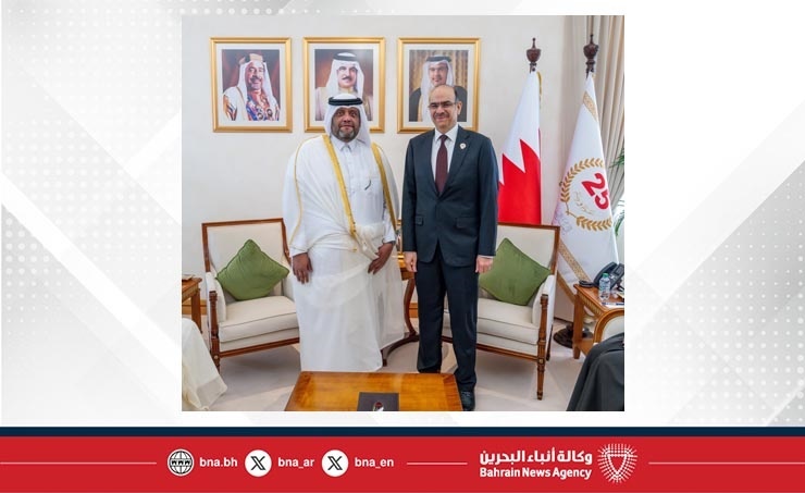 Legal Affairs Minister receives Qatari Ambassador