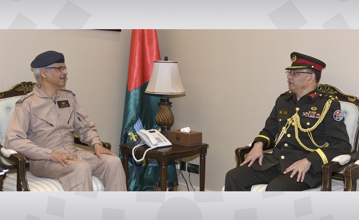 RBAF Commander receives Bangladeshi Military Attaché