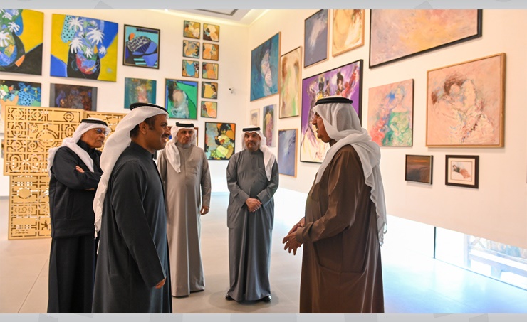 Information Minister visits RAK Art Foundation