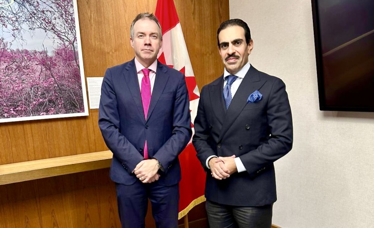 Ambassador holds meetings with senior Canadian officials marking golden ...