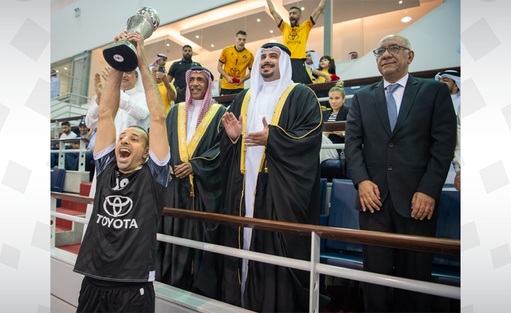 HH Shaikh Mohammed bin Salman bin Hamad Al Khalifa awards the Al-Ahli ...