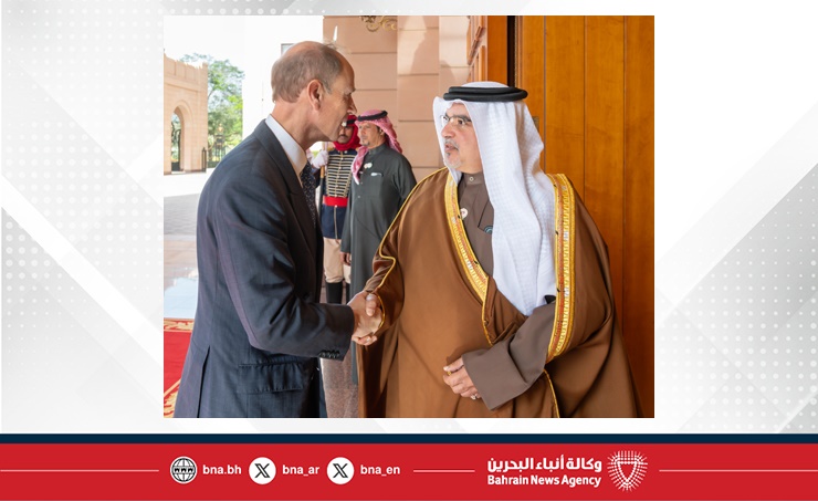 HRH the Crown Prince and Prime Minister meets with the Duke of Edinburgh