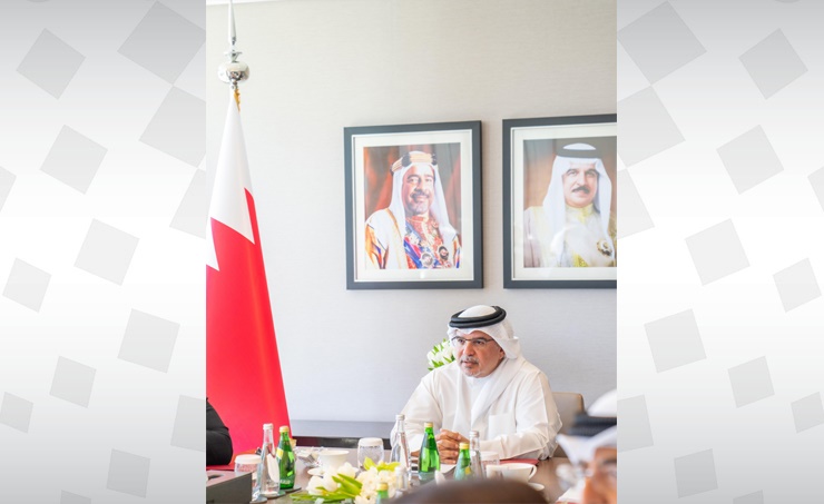 HRH the CP, PM, and Chairman of the Bahrain Economic Development Board chairs the Bahrain EDB ...