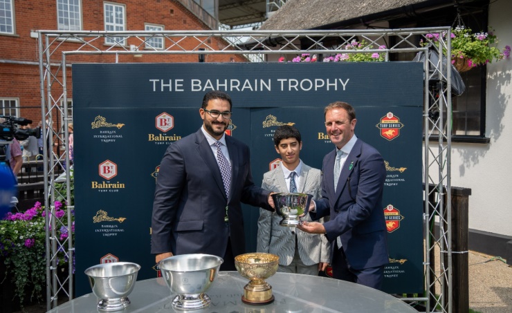 HH Shaikh Isa bin Salman bin Hamad Al Khalifa attends the Bahrain ...