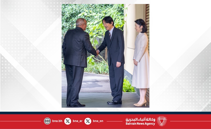 HRH the Crown Prince and Prime Minister meets the Crown Prince of Japan