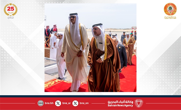 The Amir of the State of Qatar received by HRH the Crown Prince and ...