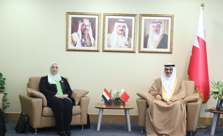 Social Development Minister receives Egyptian Social Solidarity Minister