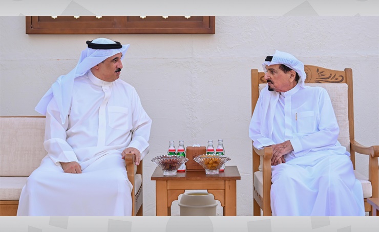 HH Ajman Ruler receives Bahraini Ambassador