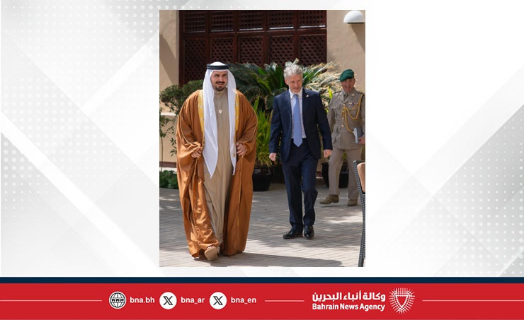 HH Lt Cmdr. Shaikh Mohammed bin Salman bin Hamad Al Khalifa meets with ...