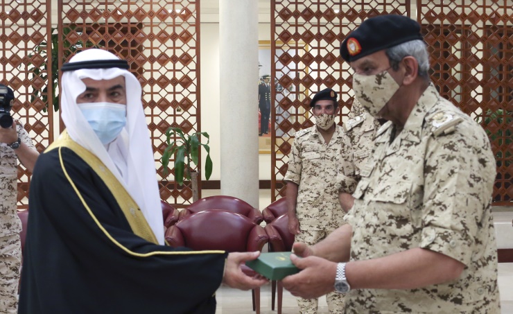 Commander-in-Chief presents BDF officers Long Service Medal - First Class