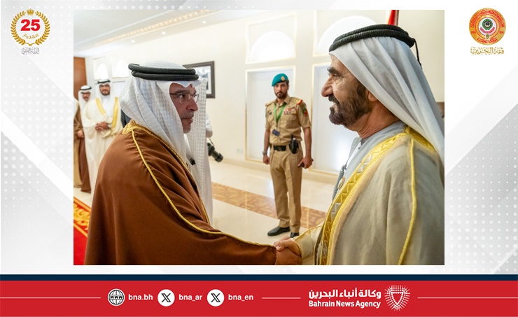 HRH the Crown Prince and Prime Minister receives HH Sheikh Mohammed bin ...