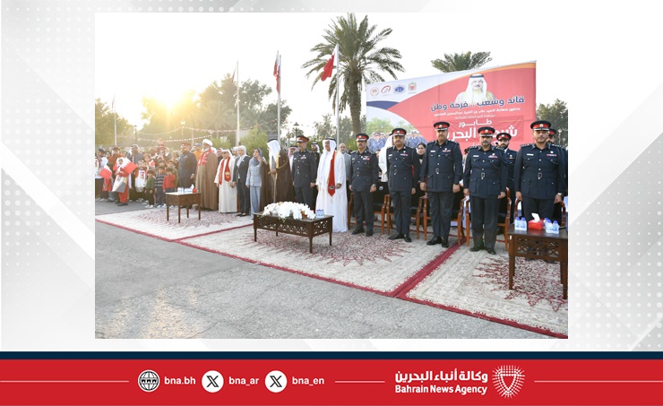 Interior Ministry organises Bahraini police parade in Northern Governorate