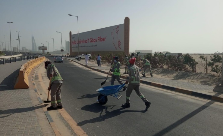 Clean-up campaign underway after sandstorm