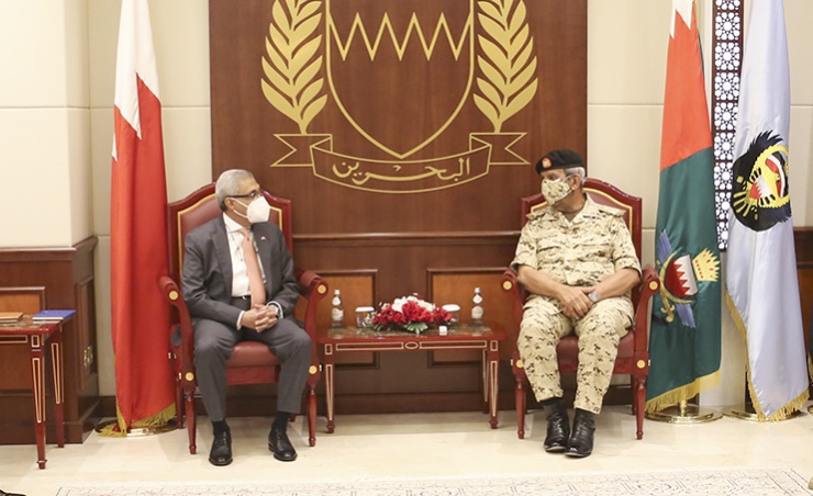 Commander-in-Chief receives Egyptian ambassador and defence attaché
