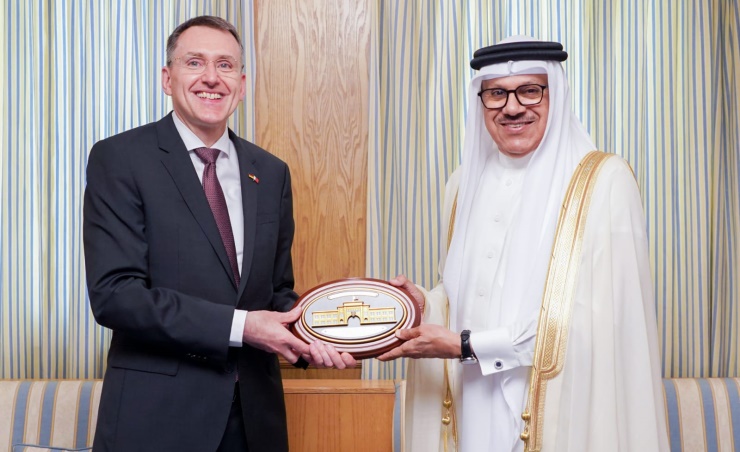 Foreign Minister receives outgoing German Ambassador