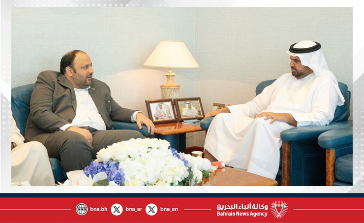 HH Shaikh Isa bin Ali receives Libyan Youth Minister