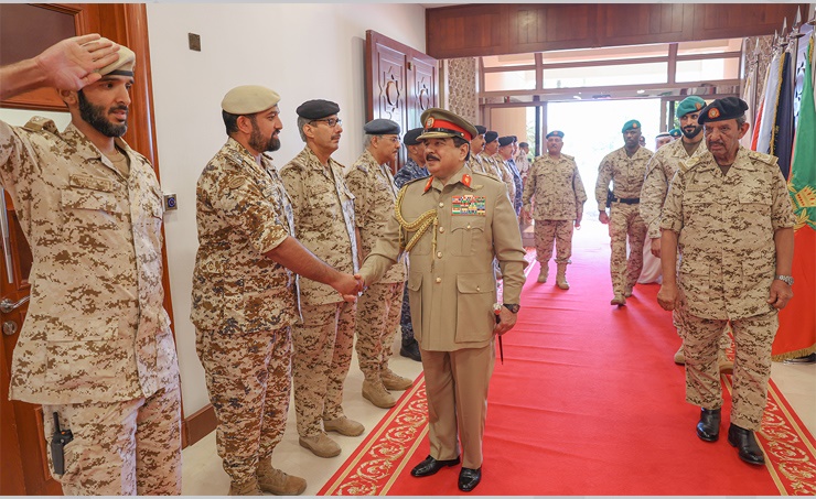HM King, Supreme Commander of Armed Forces visits BDF General Command