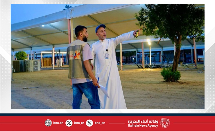Bahrain Hajj mission inspects pilgrim camp preparations in Mina, Arafat