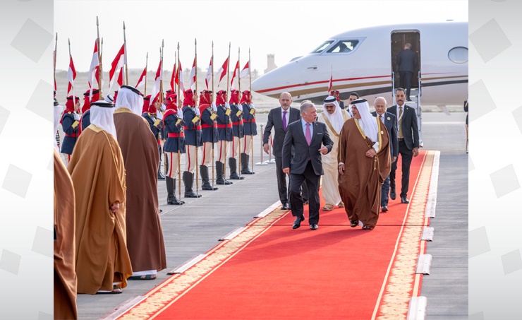 HM the King of the Hashemite Kingdom of Jordan arrives in the Kingdom ...
