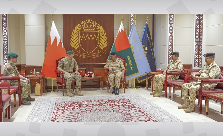 BDF Commander-in-Chief receives outgoing Defence attaché at British Embassy