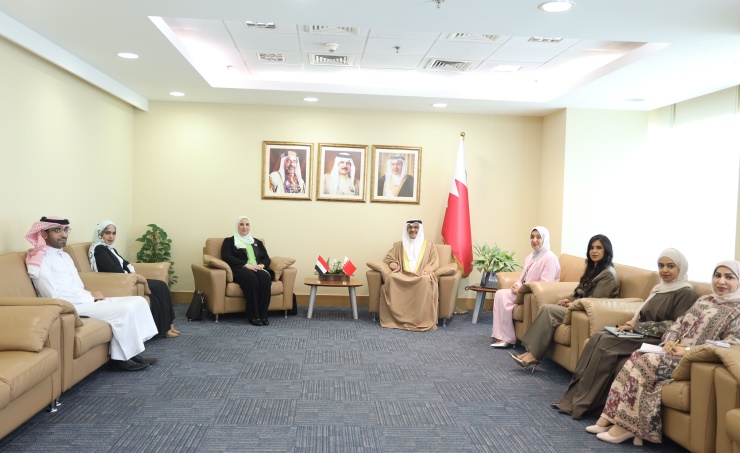 Social Development Minister receives Egyptian Social Solidarity Minister