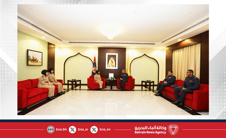 Royal Police Academy Commander receives Kuwaiti women police delegation