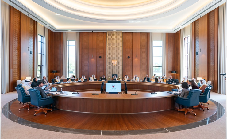 HRH the Crown Prince and Prime Minister chairs the weekly Cabinet Meeting