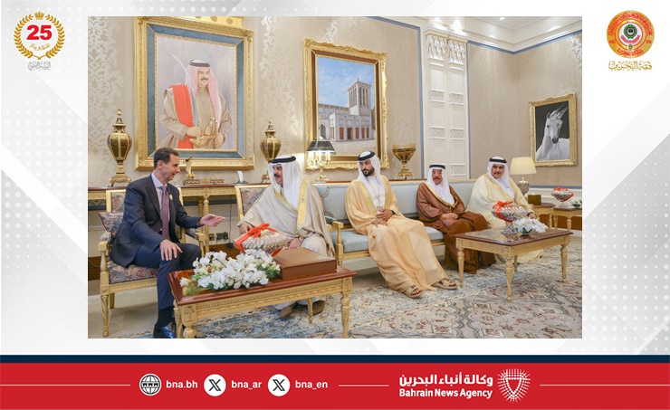 HM King receives Syria President