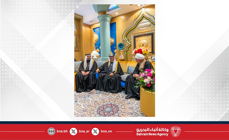 The Deputy King visits the majlises of the Al Asfoor family, Al Zayani ...
