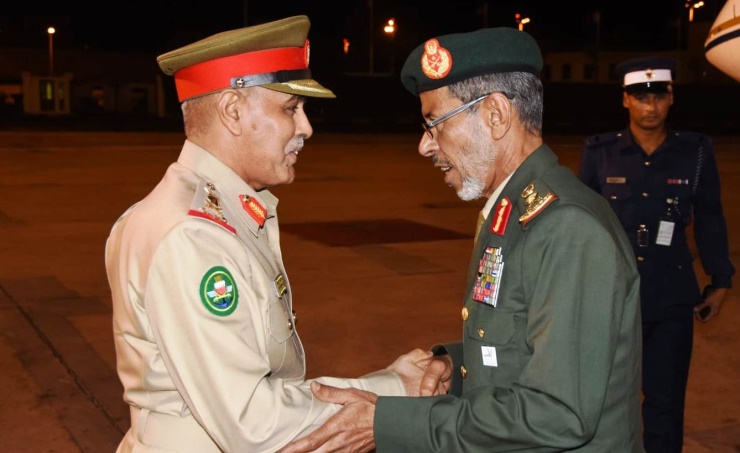 BDF Chief of Staff receives UAE counterpart