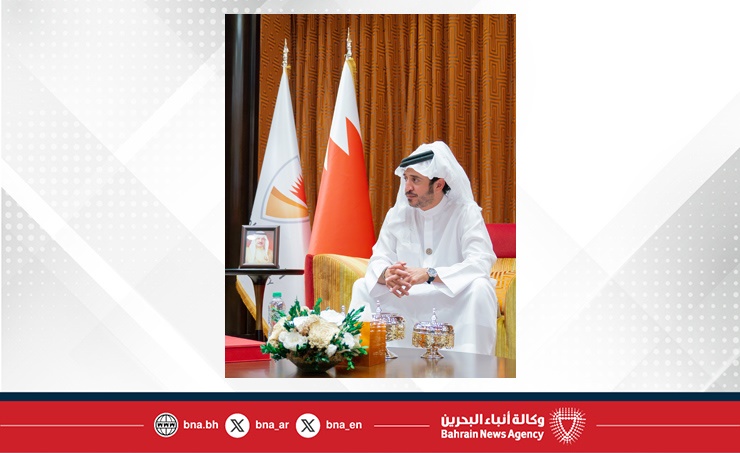 HH Shaikh Khalid bin Hamad receives BPC President