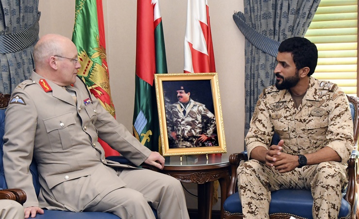 Royal Guard Commander receives Defense Senior Advisor to the Middle East