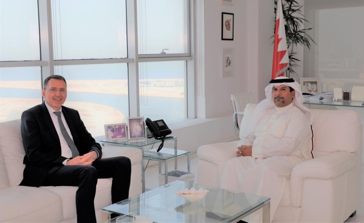 Oil and Environment Minister receives outgoing German Ambassador