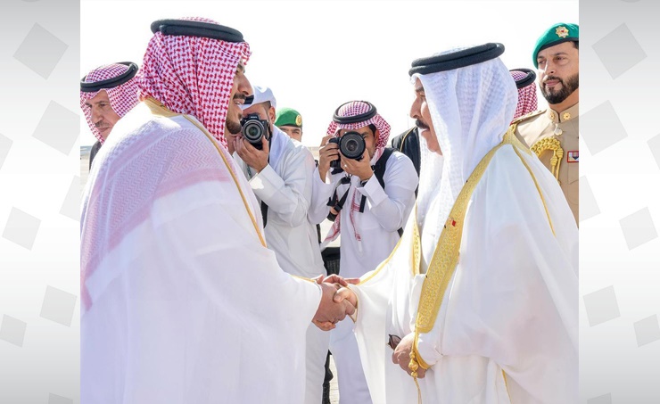 HM King arrives in Saudi Arabia