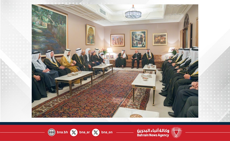 The Deputy King visits the majlises of HE Mohammed Ibrahim Al-Mutawa ...