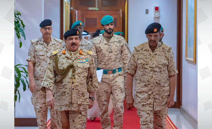HM King, Supreme Commander of Armed Forces, visits BDF General Command