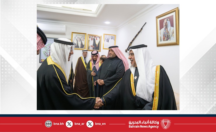 The Deputy King visits the majlises of the Al Asfoor family, Al Zayani ...