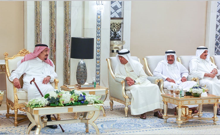 HM King, Saudi Monarch review solid bilateral relations, cooperation