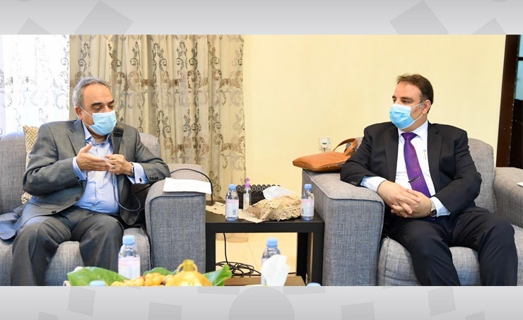 Works Minister visits Al-Dair, Samaheej villages